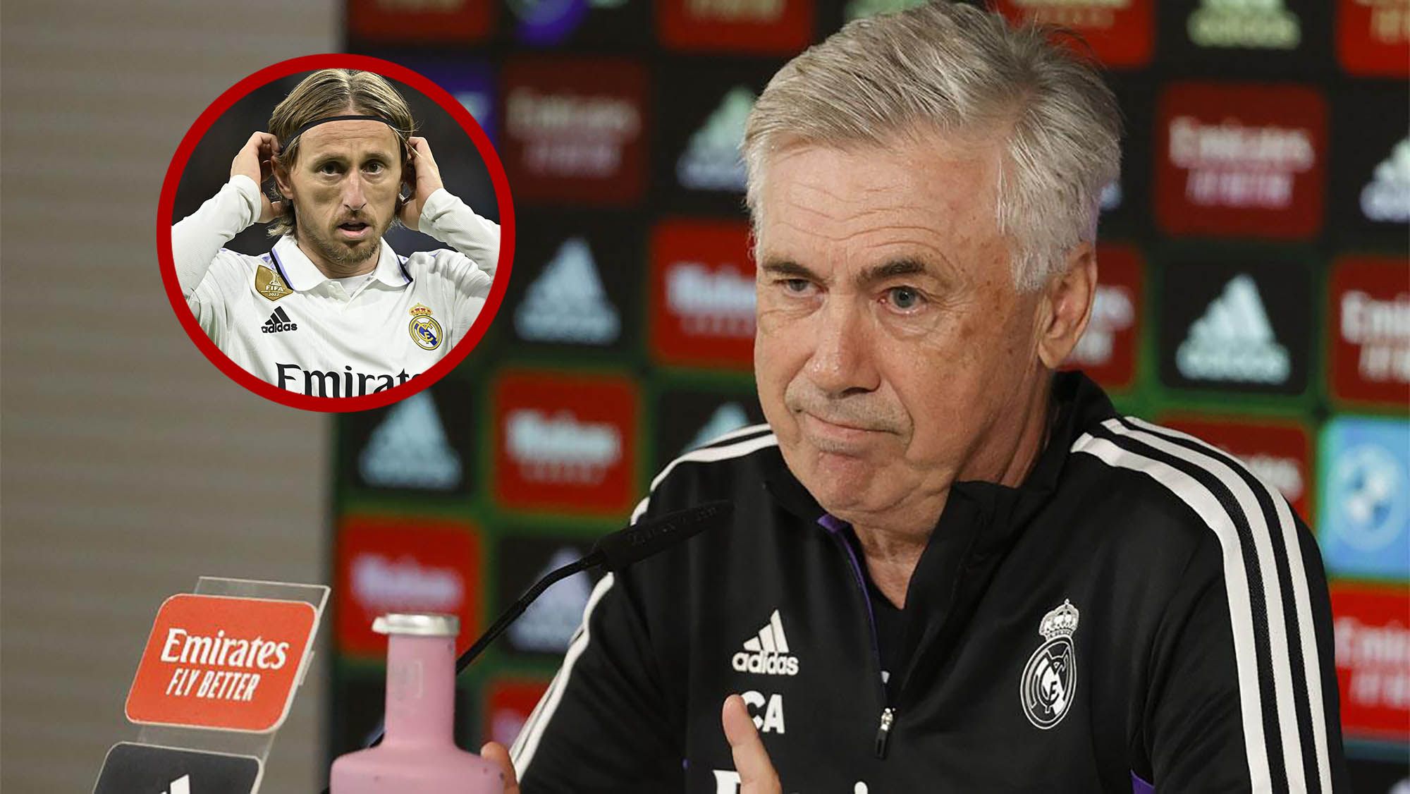 Ancelotti quita hierro a la polémica con Modric: el italiano sale al paso para defender su suplencia