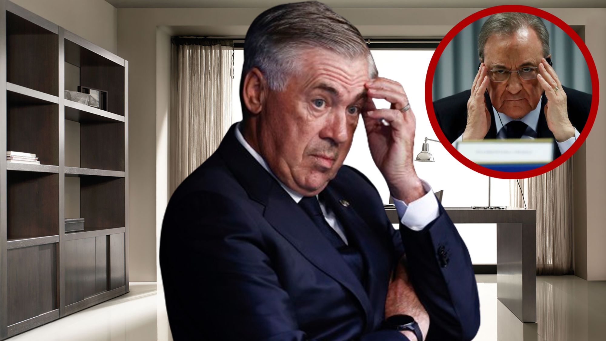 Florentino, preocupado, ha contactado con Ancelotti para dejárselo claro: “Carlo, mucho cuidado ...