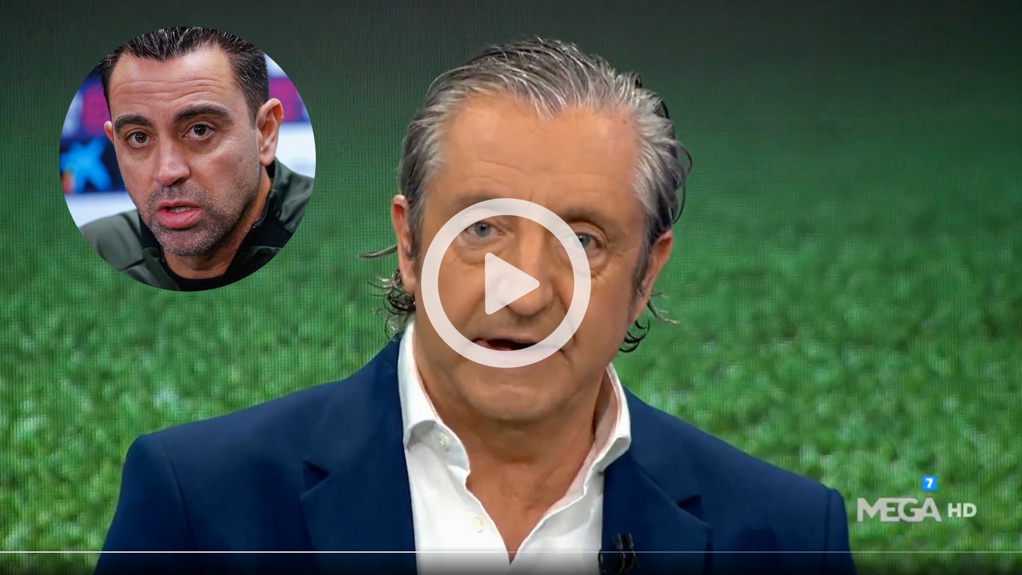 El ataque de Pedrerol a Xavi tras sus palabras sobre el Madrid: “Aclárate…”