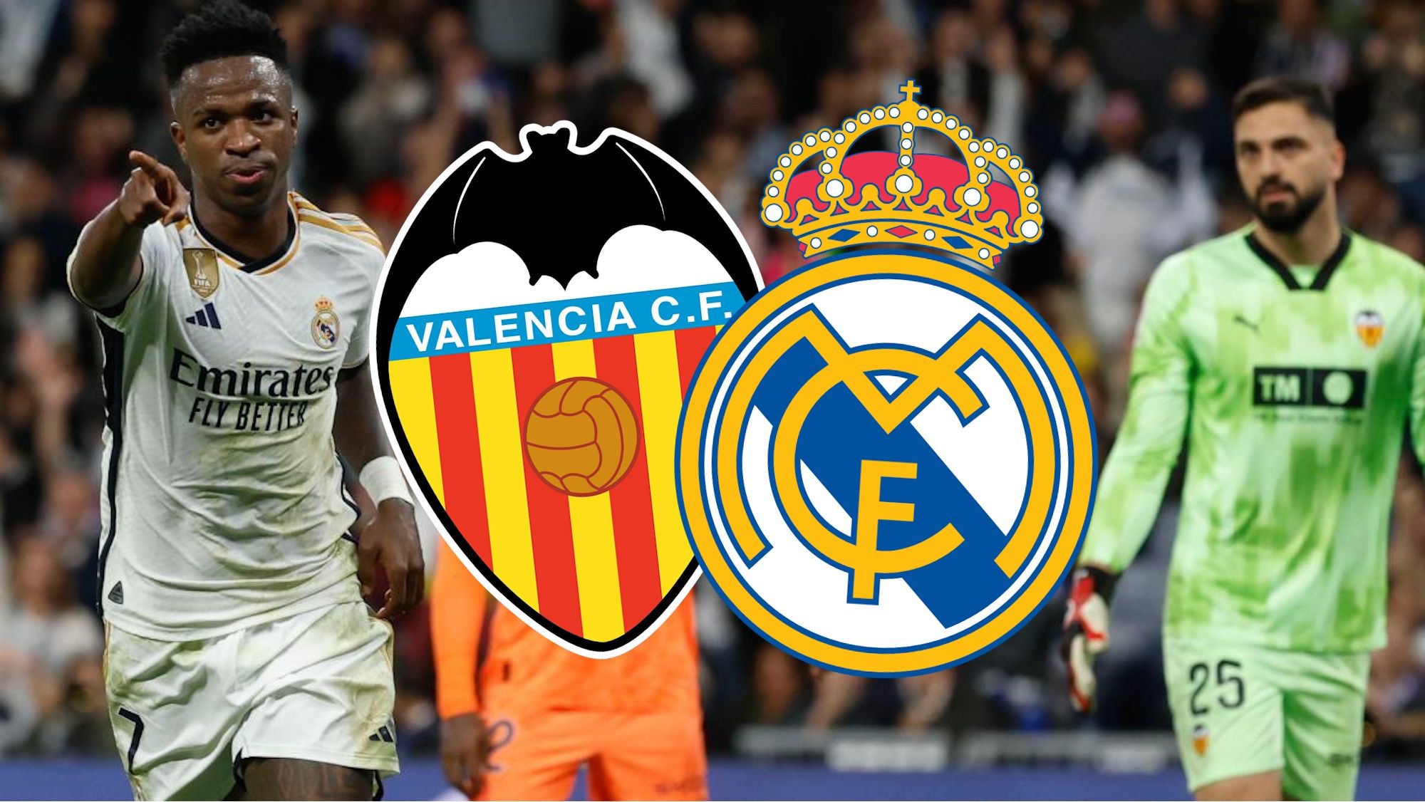 Valencia - Real Madrid: día, hora, lugar y dónde ver el partido de liga