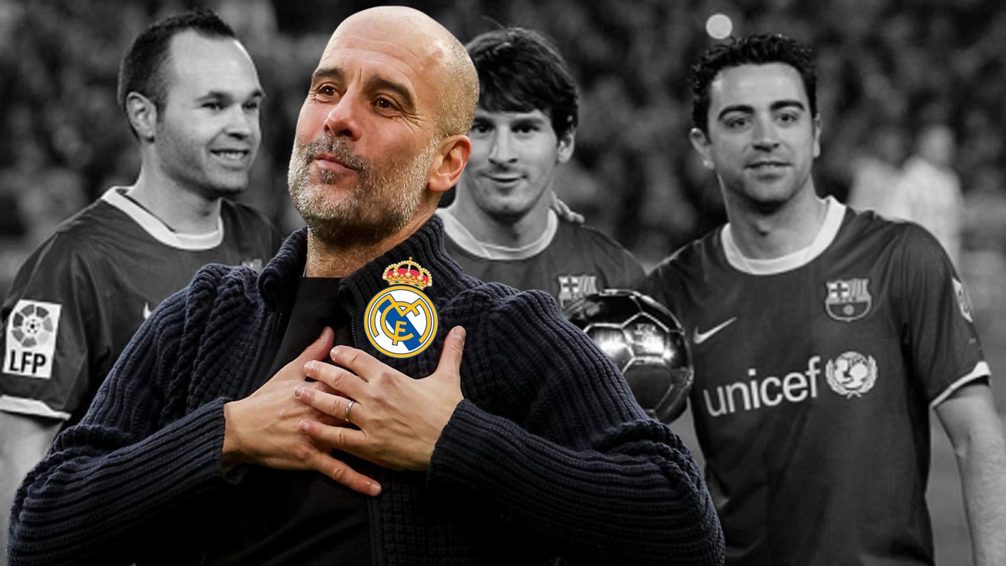 Pep Guardiola se rinde a este madridista y deja K.O. a Messi, Xavi e ...