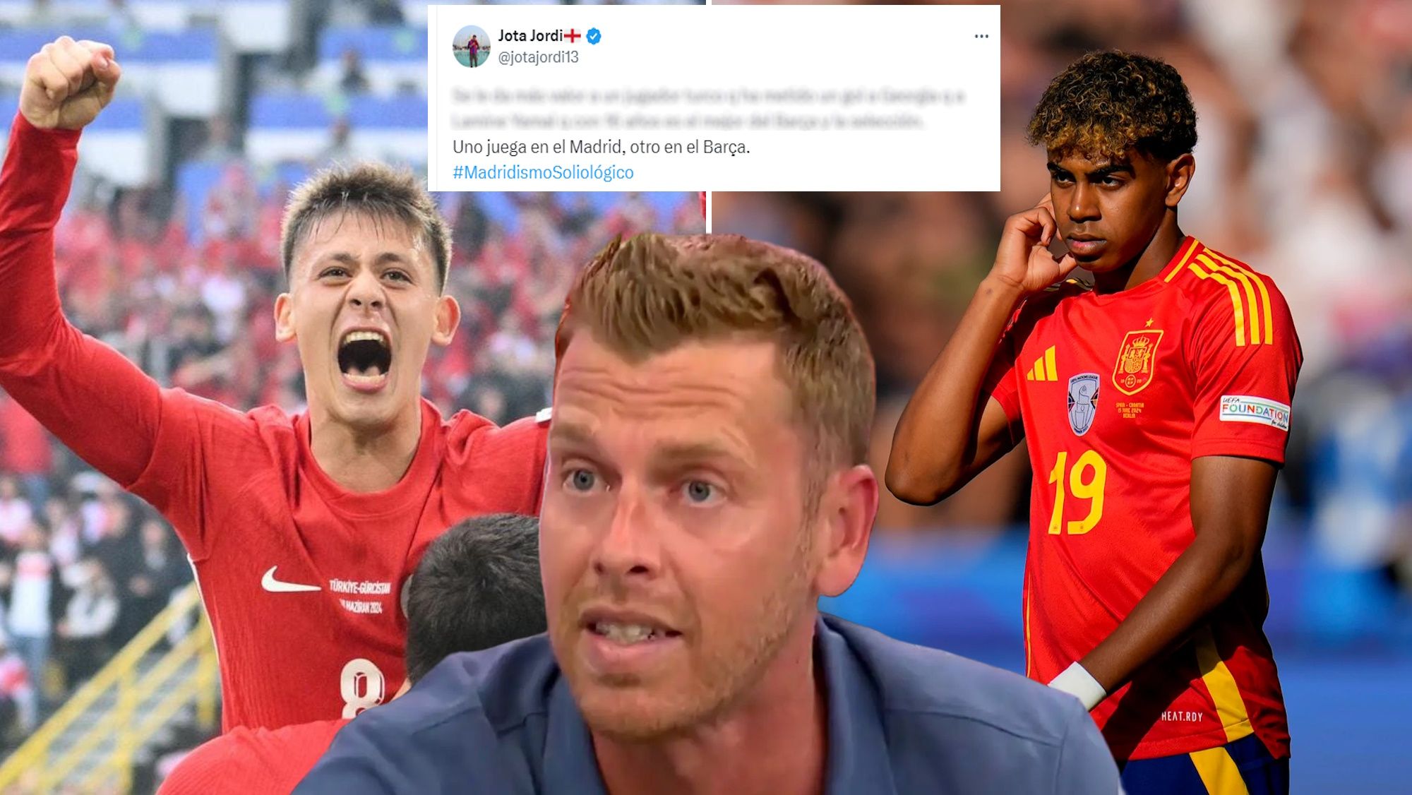 Jota Jordi explota en redes por la comparativa Güler - Lamine Yamal y ...