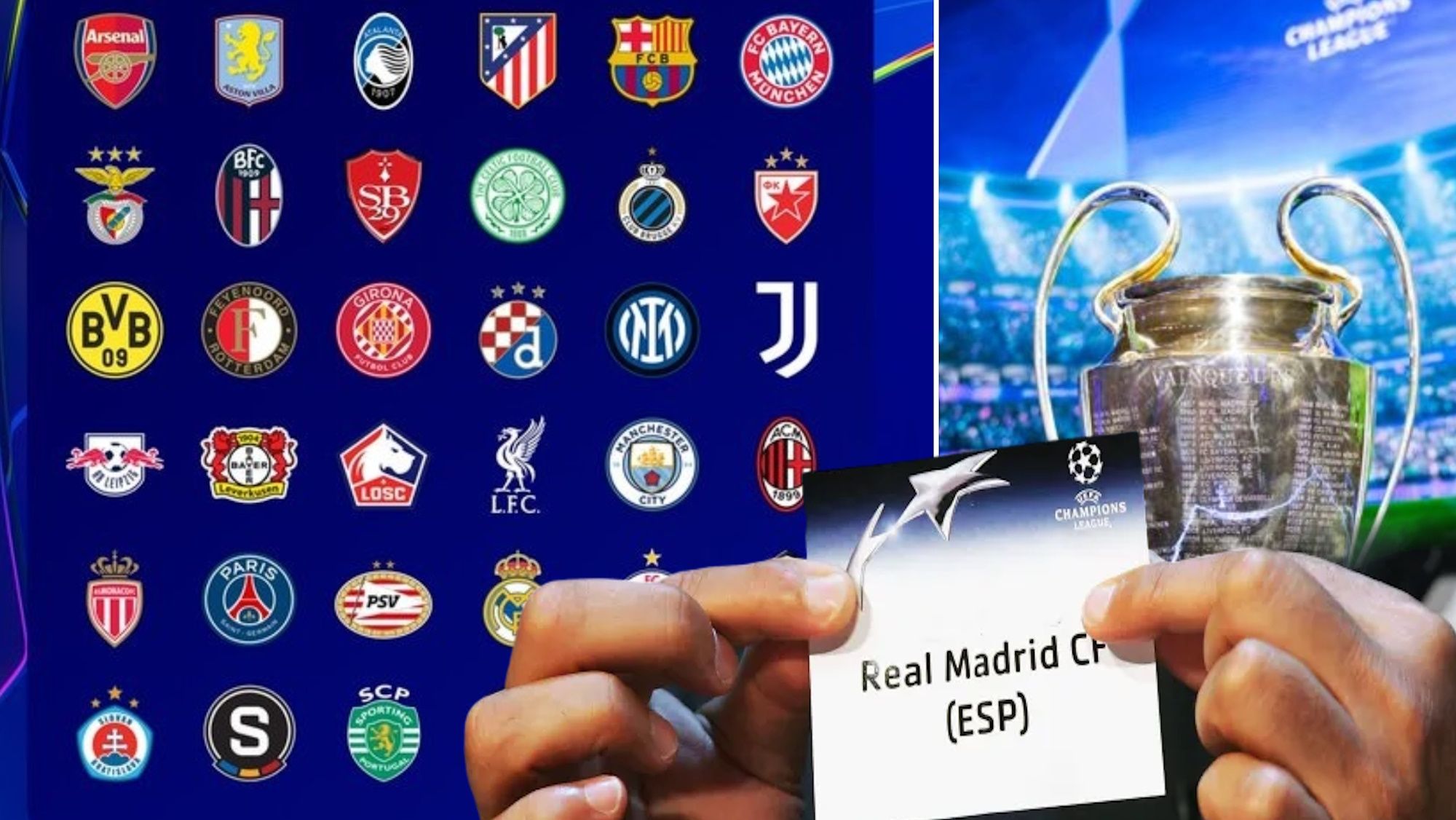 Los posibles rivales del Real Madrid si se clasifica para los play-offs de la Champions