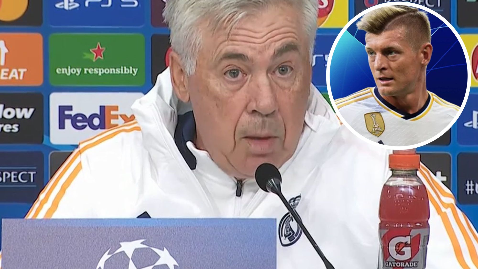 Ancelotti sorprende con su confesión sobre Kroos: "Todavía no hemos..."