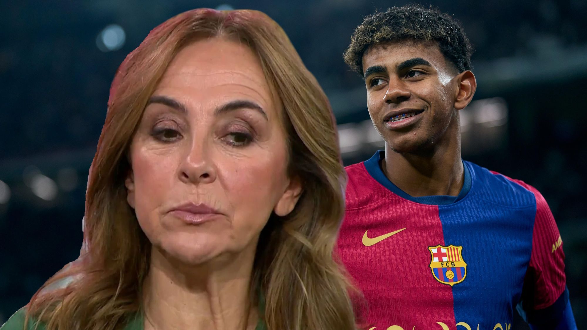 Carme Barceló se calla lo más importante tras el incidente con Lamine en el Bernabéu: "P..."