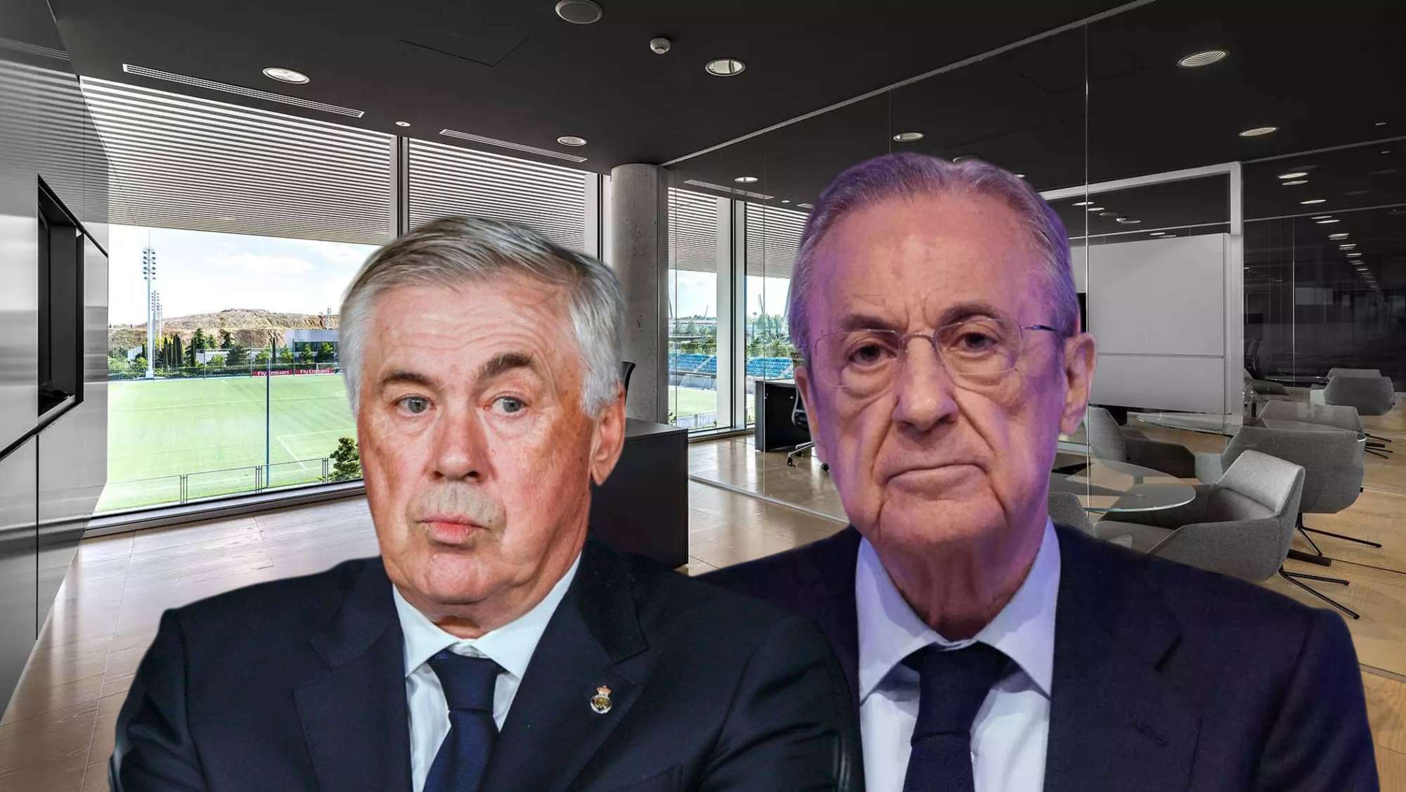 Florentino cita a Ancelotti a su despacho y se lo dice a la cara, su futuro se define: “Solari ...