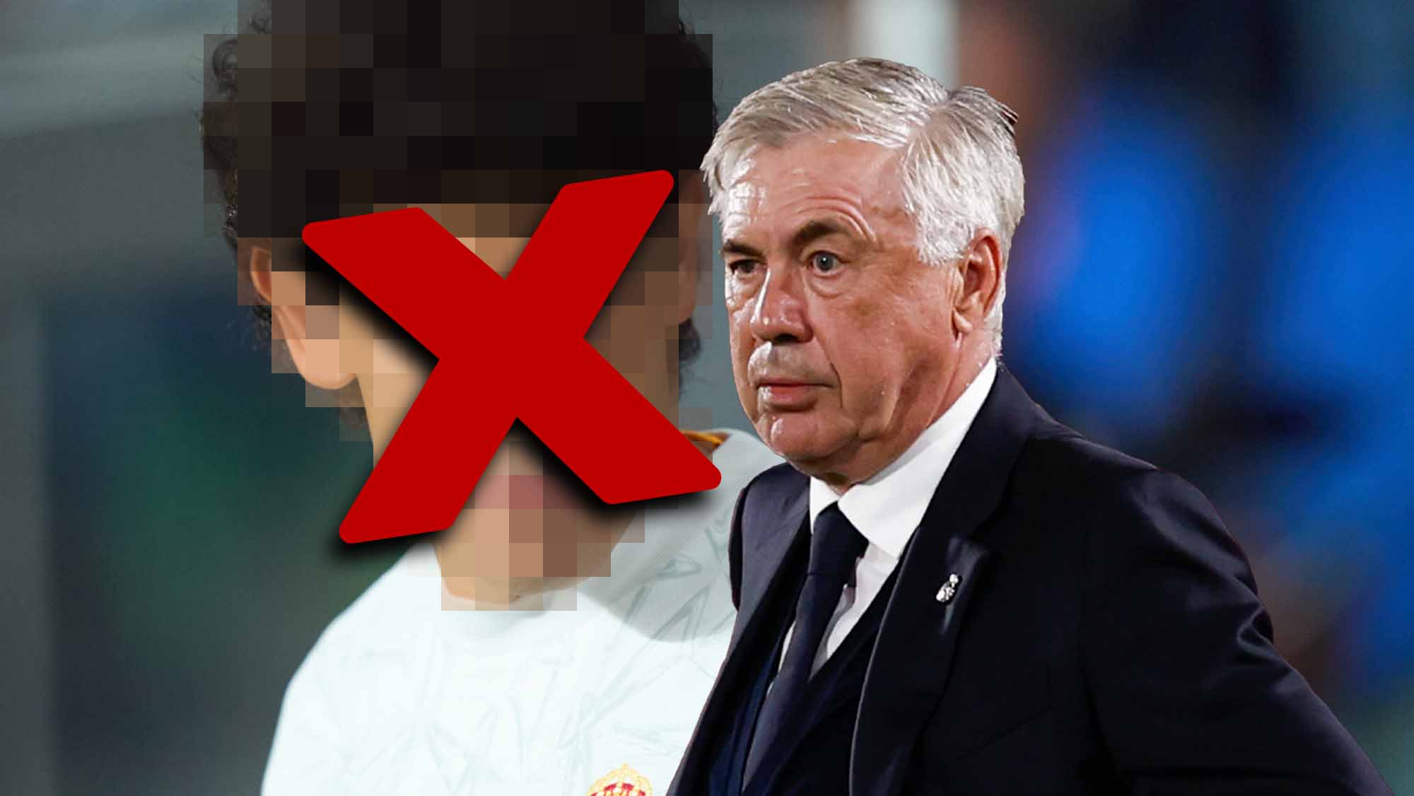 Ancelotti tomó anoche la decisión, hace la cruz a este jugador y le quiere fuera en enero