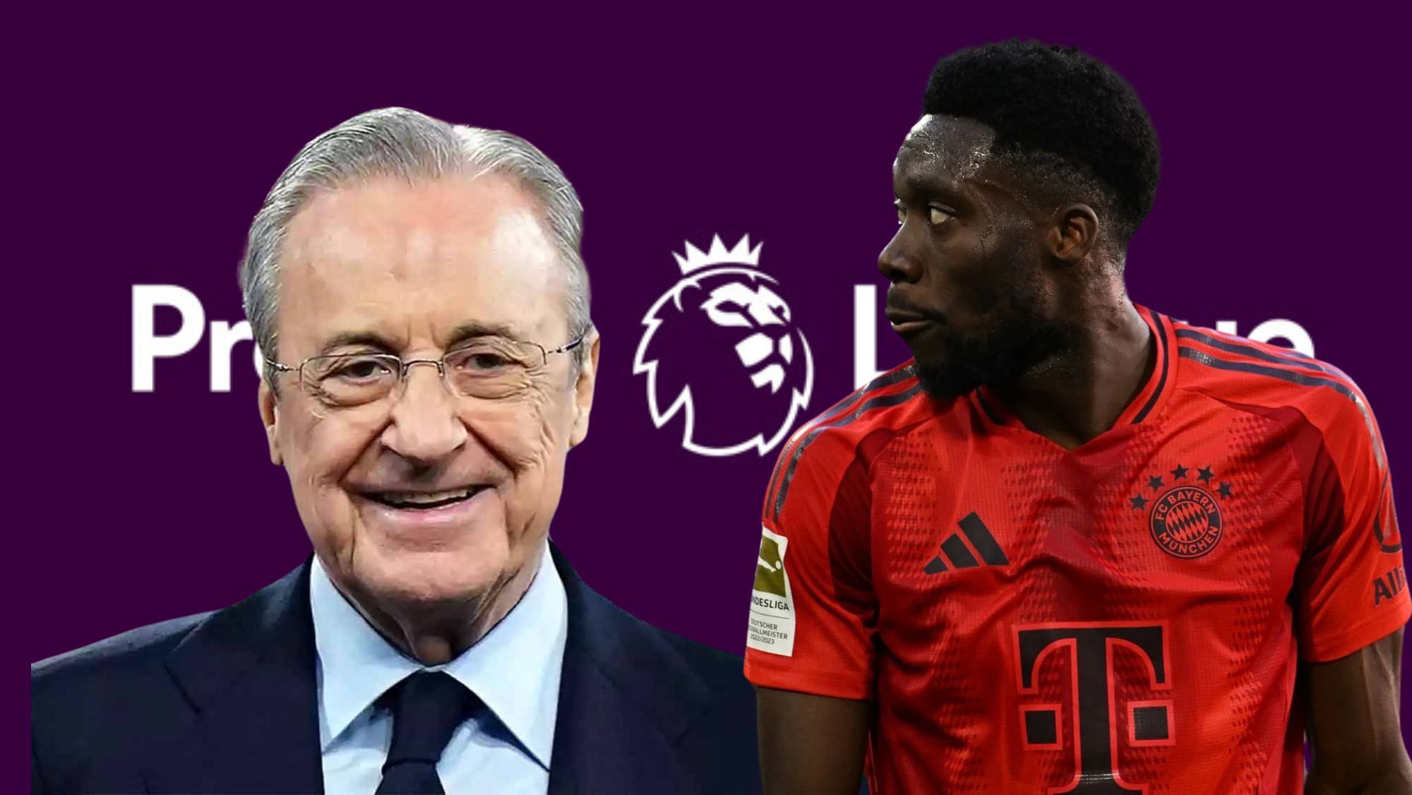 Florentino espera un favor de la Premier League, puede ser clave en el caso Alphonso Davies