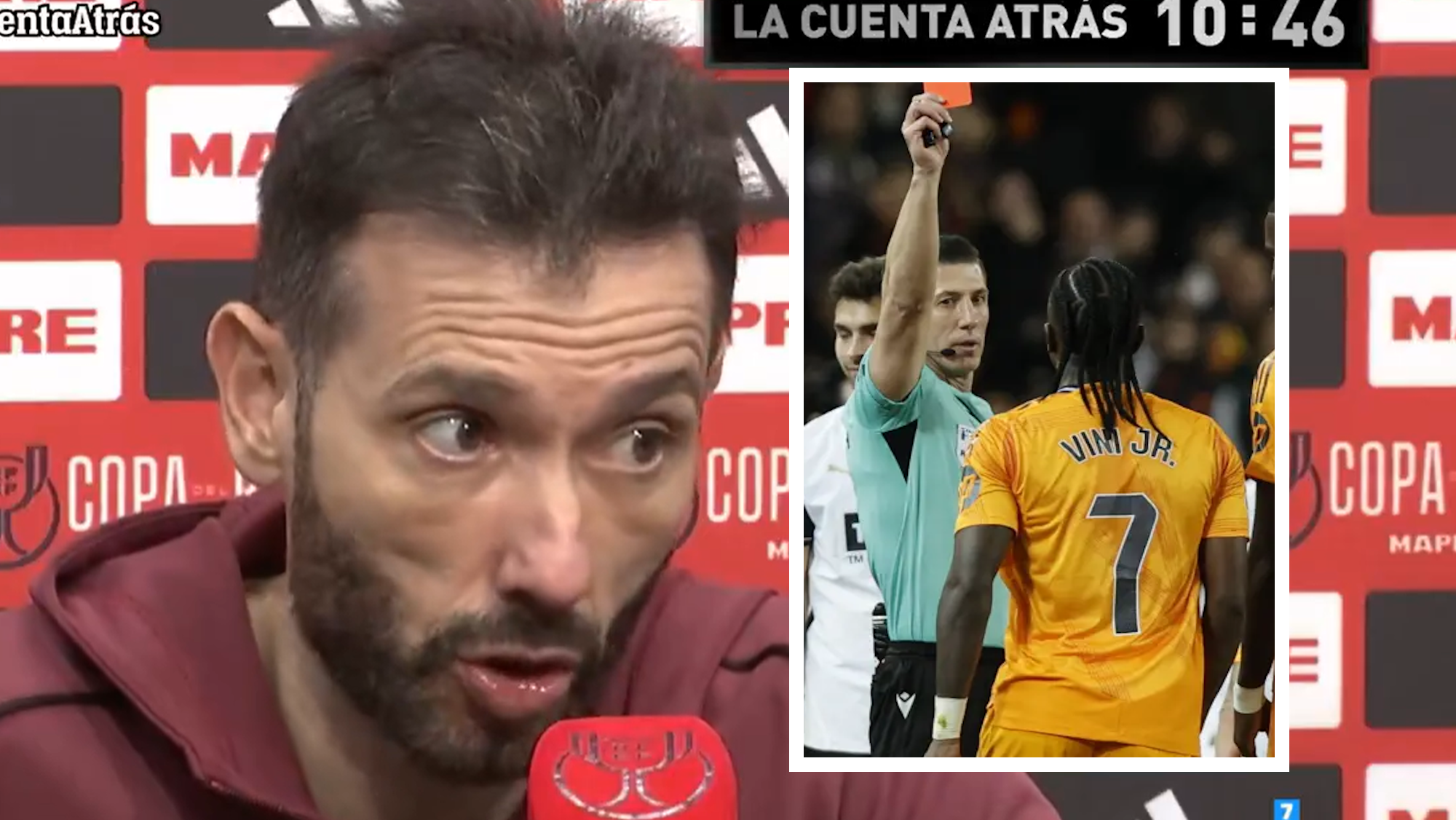 El técnico del Valencia saca pecho del comportamiento de su equipo tras ...