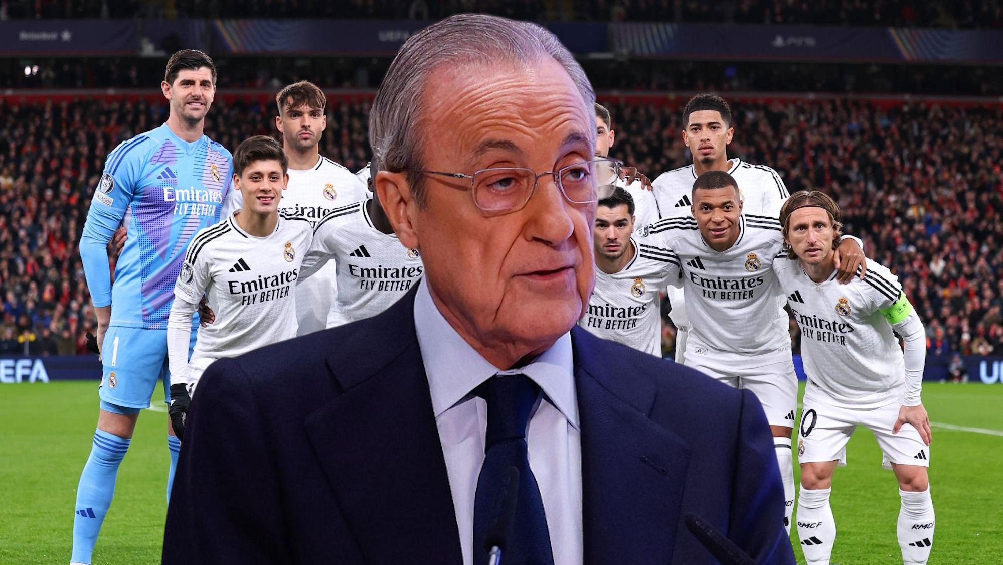 Florentino toma una sorprendente decisión, de tener pie y medio fuera del equipo a intocable