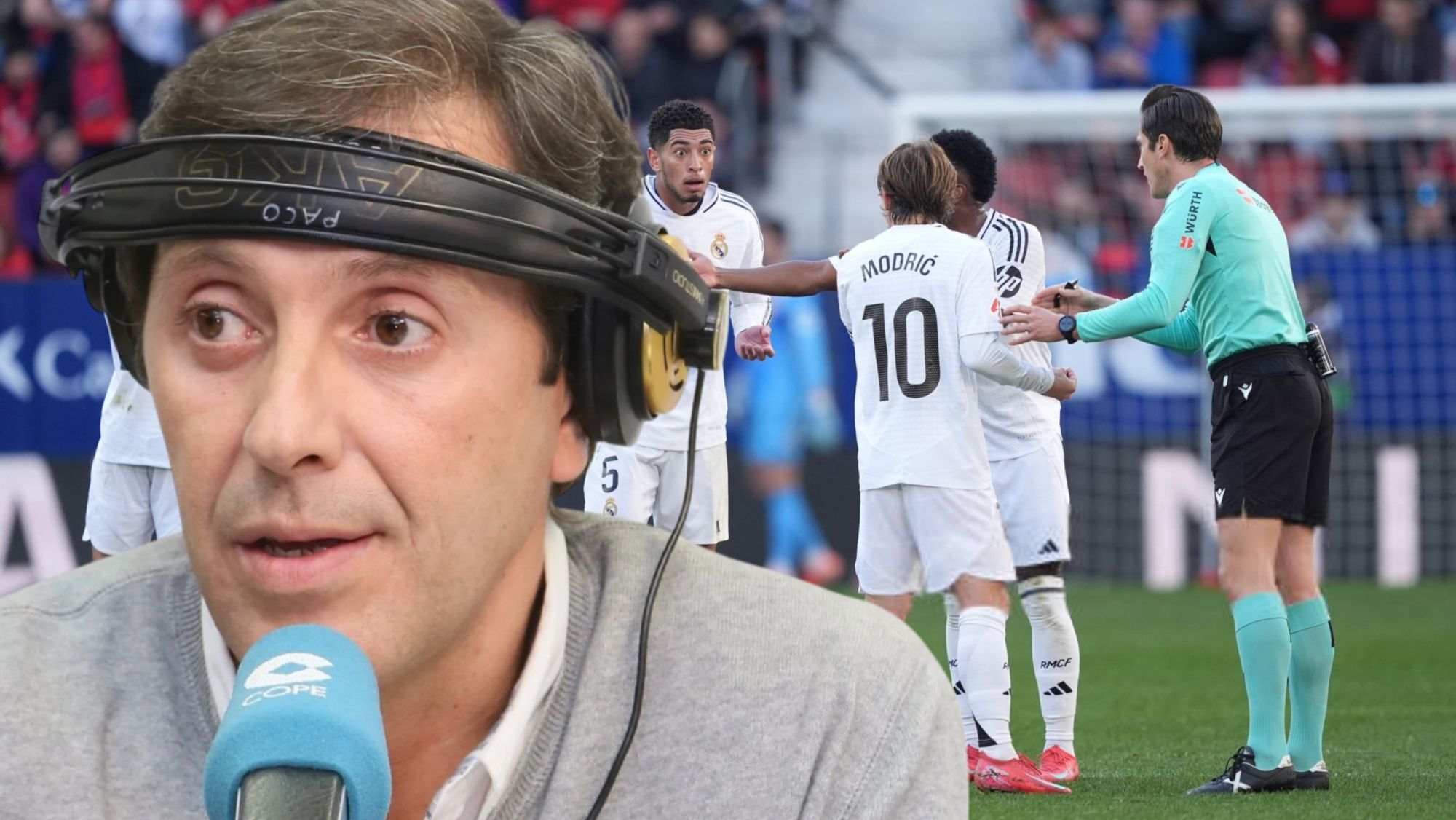 Paco González se dirige a Jude Bellingham tras la roja y le lanza una sugerencia: "No hay que ...