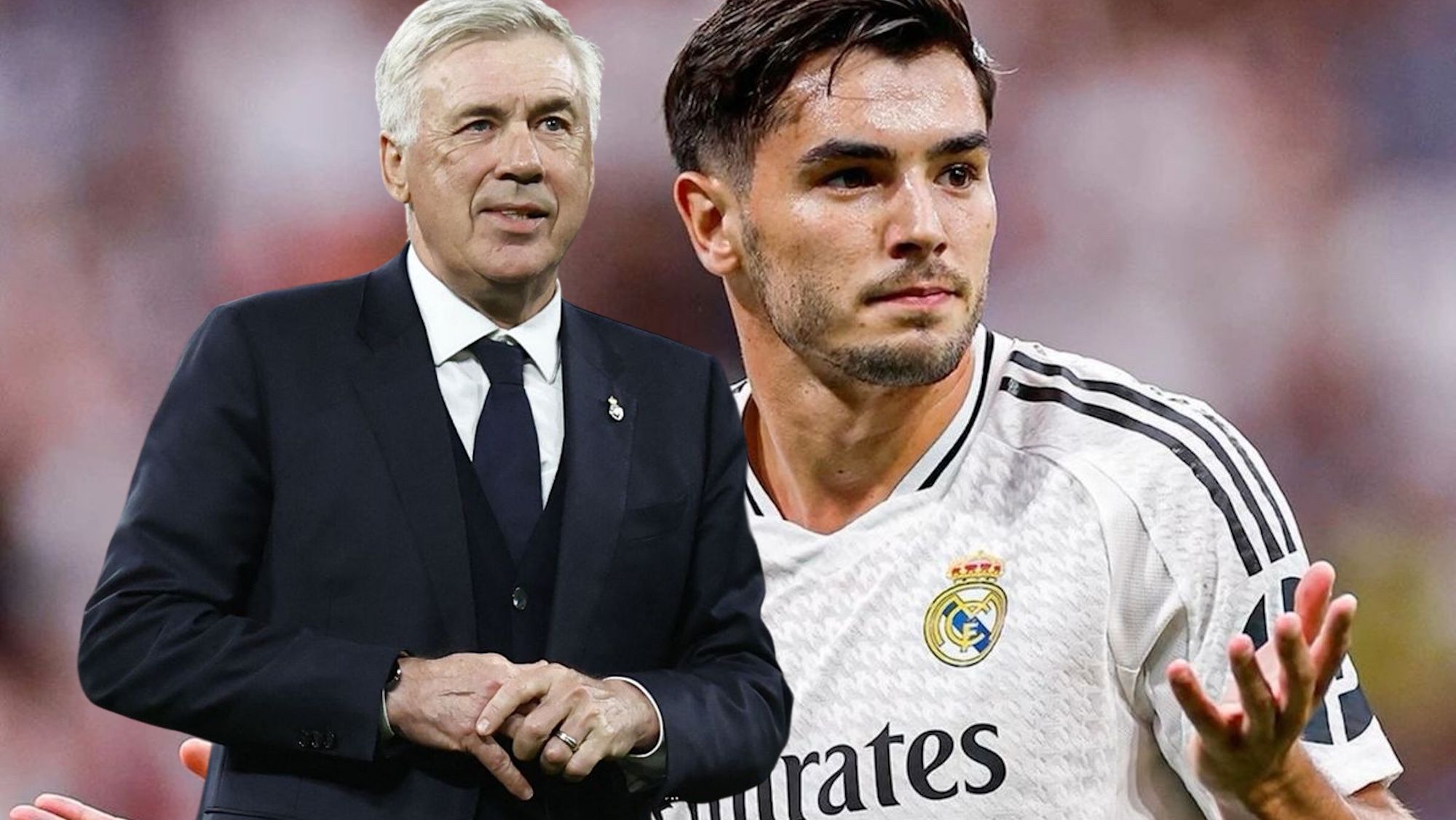 El gesto más tierno de Ancelotti tras el golazo de Brahim: el italiano se dejó llevar por la euforia