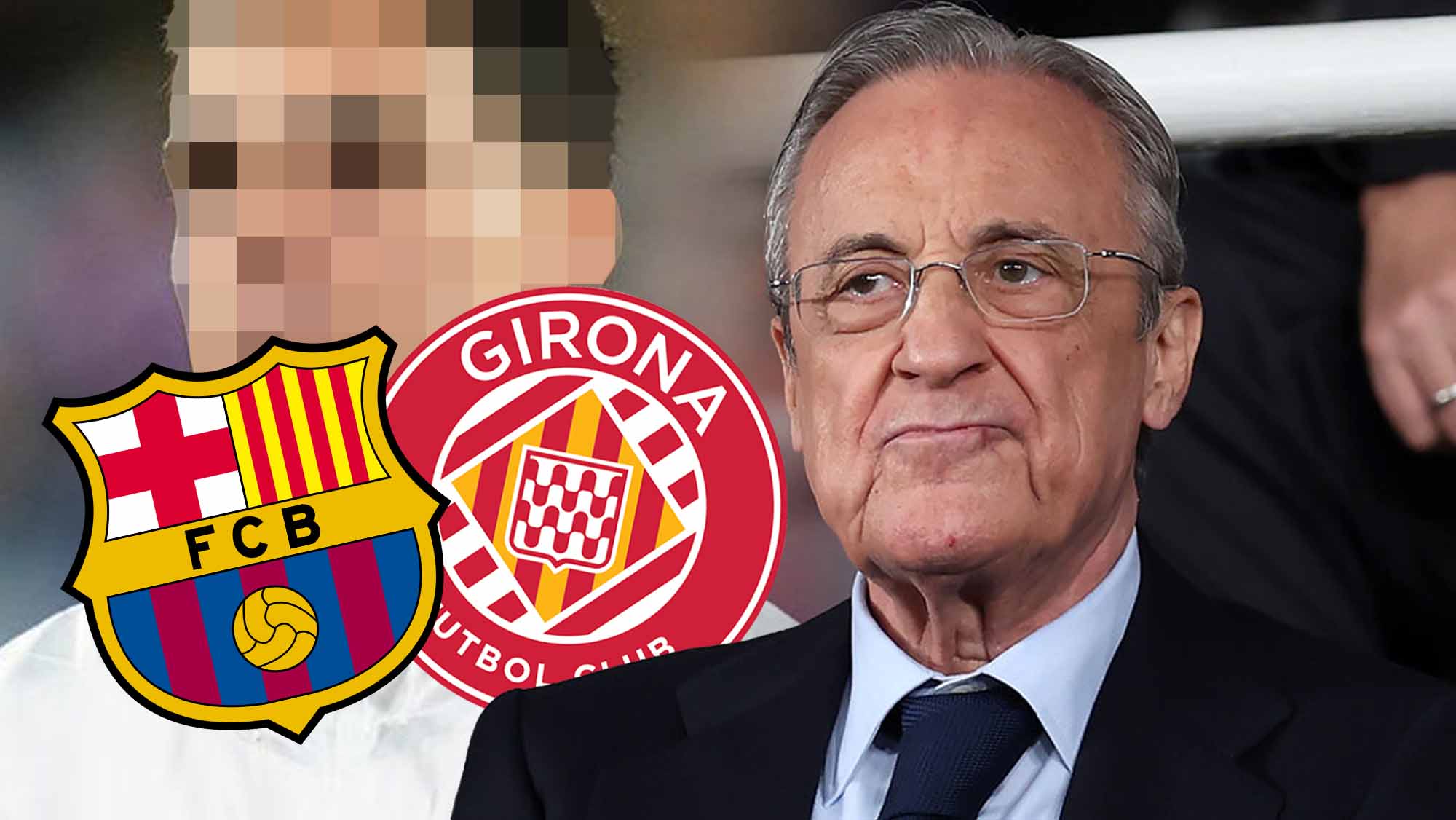 Florentino y Calafat, muy atentos al Barcelona - Girona, un jugador en el radar