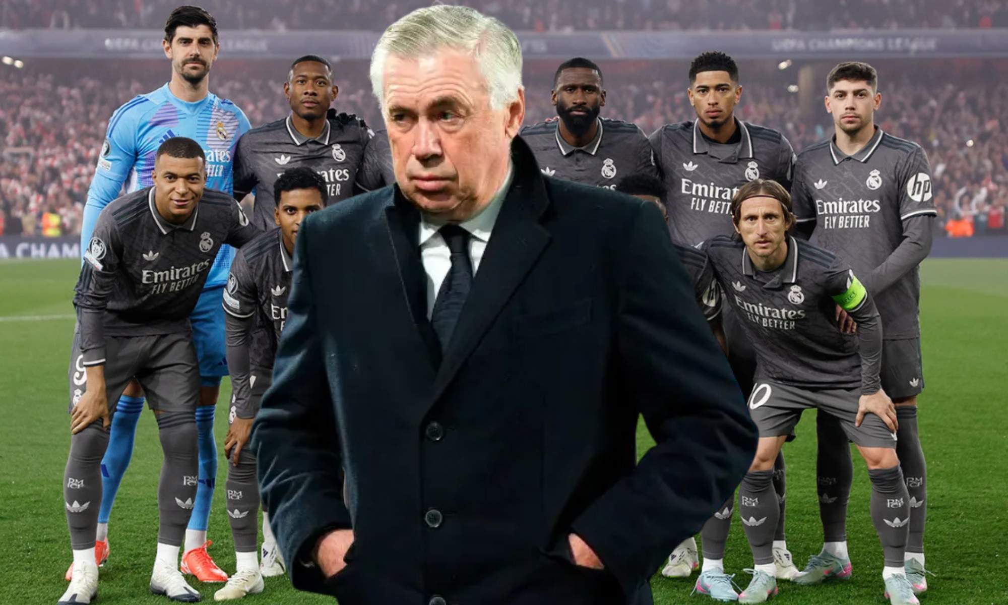 Ancelotti ya lo sabe, palo duro para el partido ante el Arsenal, K.O. un titularísimo