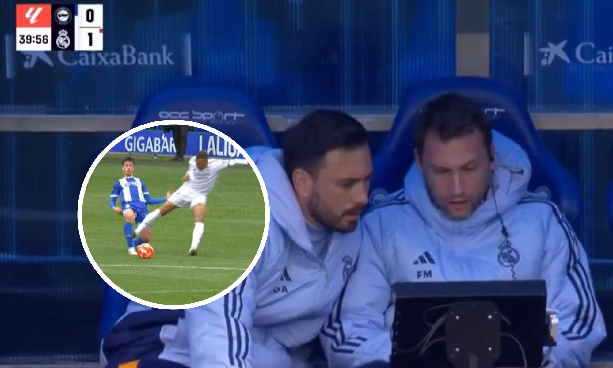 La llamativa reacción de Davide Ancelotti ante la entrada de Mbappé a ...