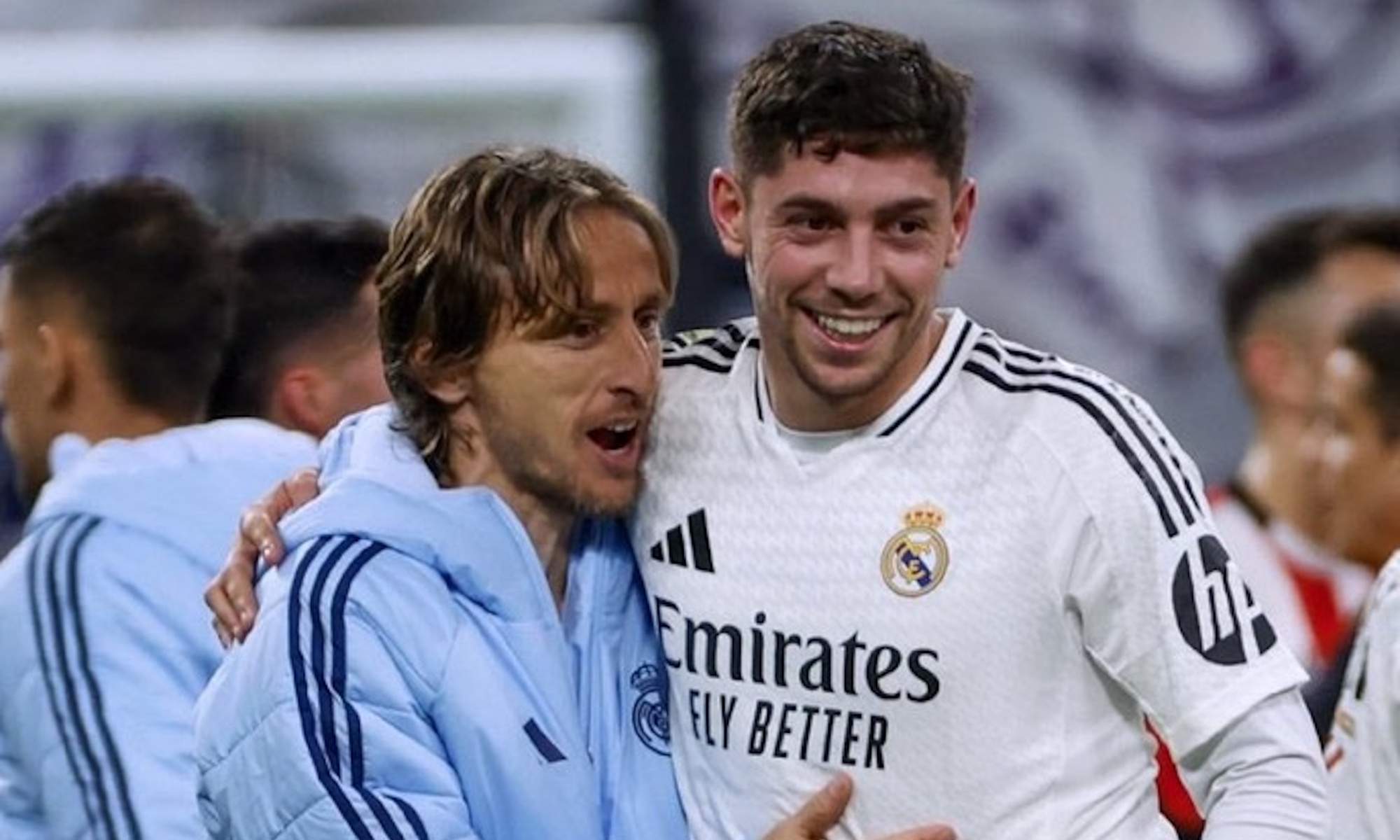 No se vio en TV, el mensaje de Modric a Valverde al final del partido: “Fede, c…”