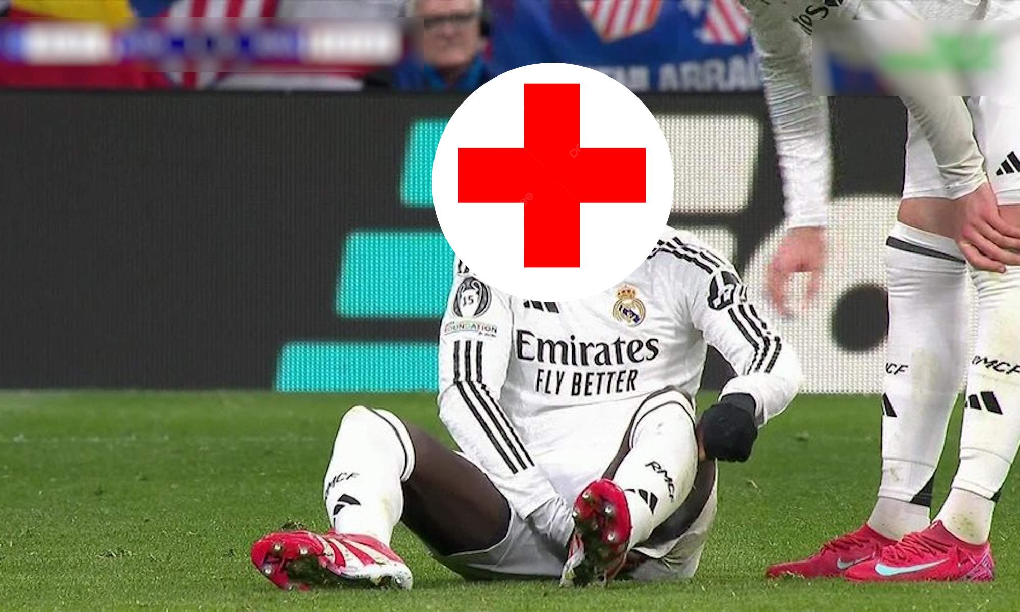 Lesión importante antes del minuto 10, la final empieza de la peor forma