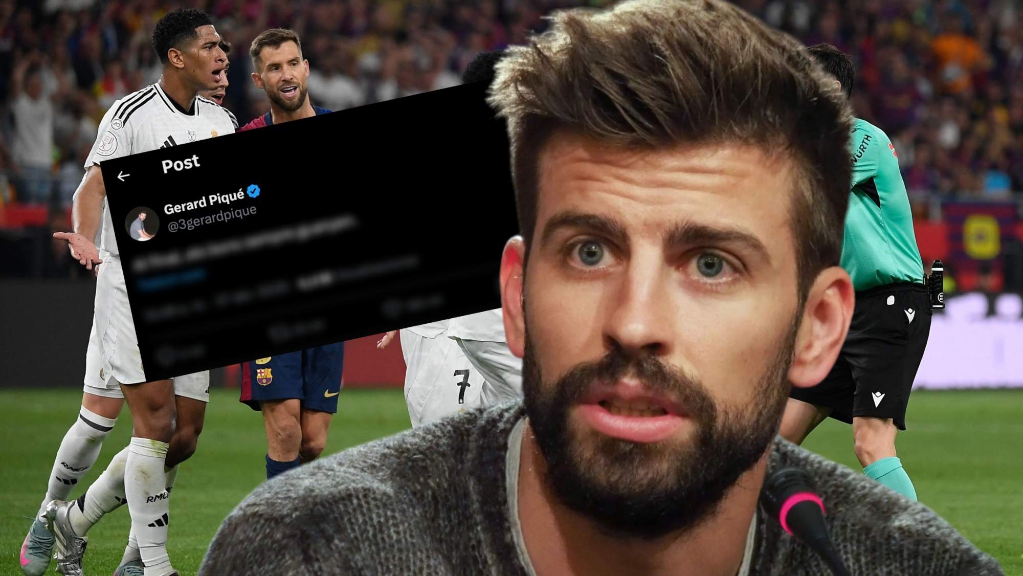 Gerard Piqué la lía en redes tras la victoria del Barça con un post ...