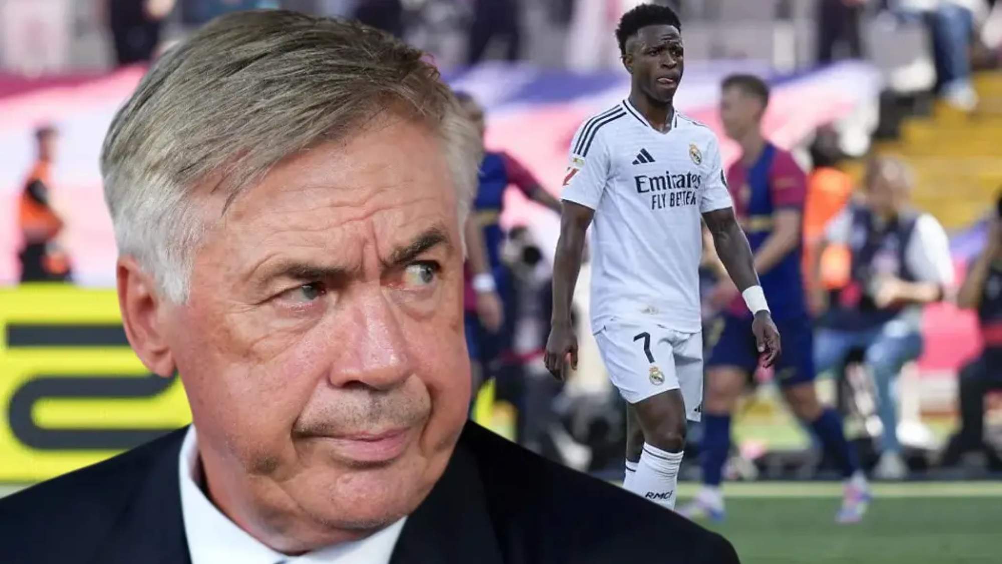 Ancelotti lo confirma, Vinícius está K.O. y anuncia qué lesión tiene