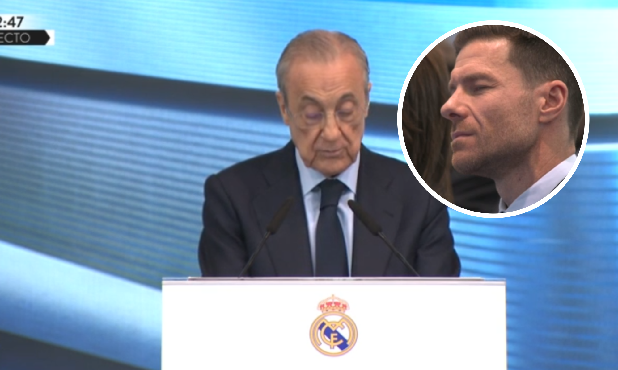 Florentino Pérez se deshace en elogios hacia Xabi Alonso en su ...