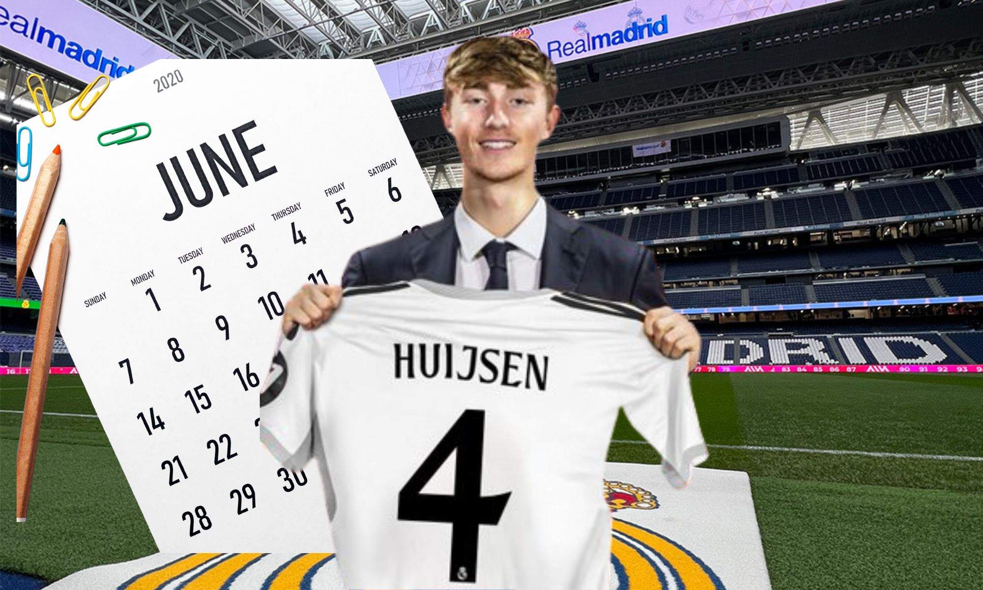 Ponen fecha oficial a la presentación de Huijsen con el Real Madrid ...