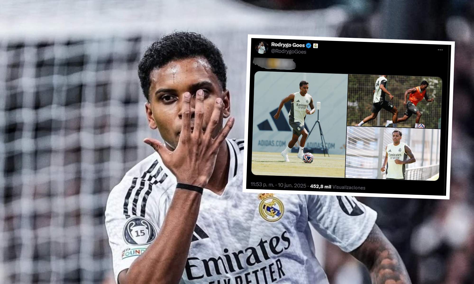 Rodrygo no se corta y se pronuncia en redes sobre su futuro en el Real ...