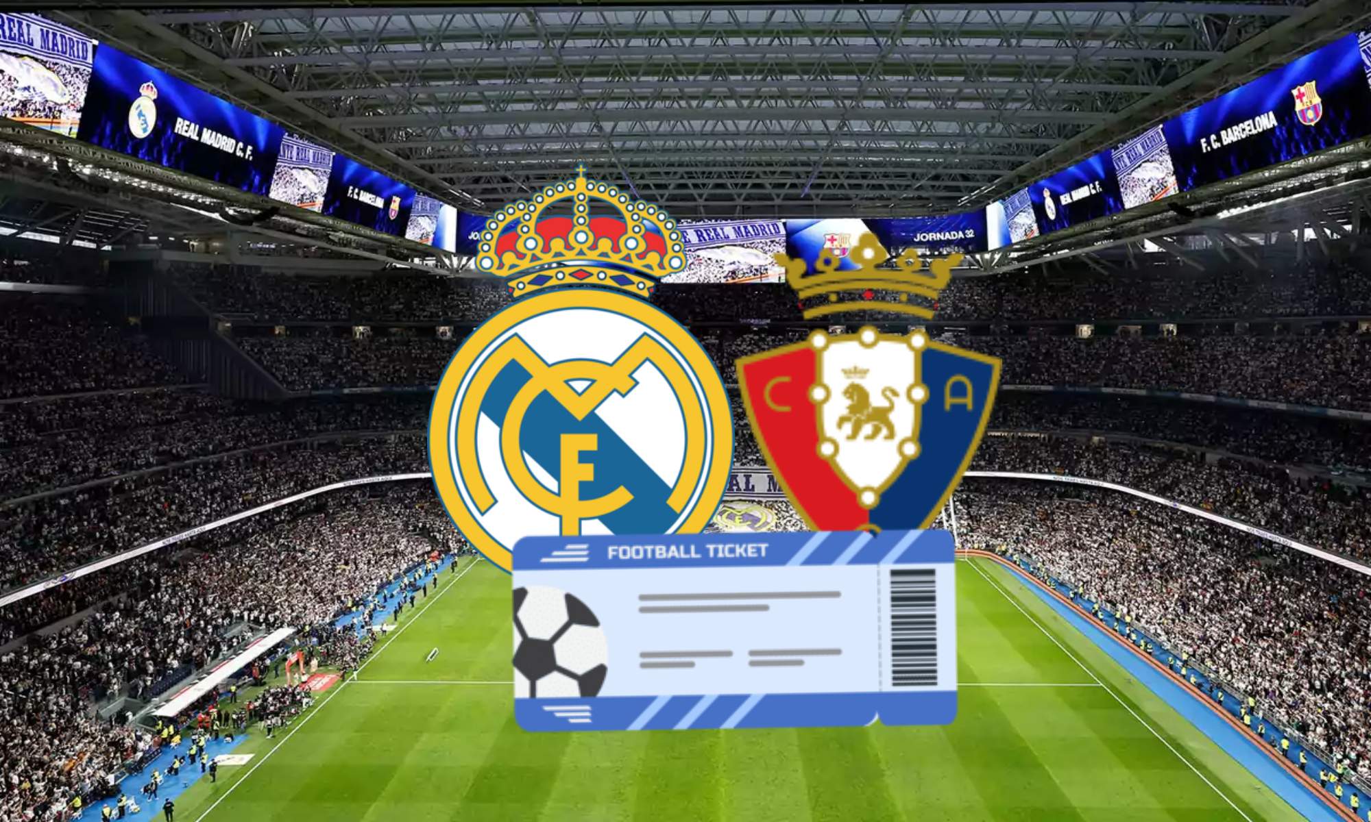 Estos son los precios de las entradas para el Real Madrid - Osasuna de liga